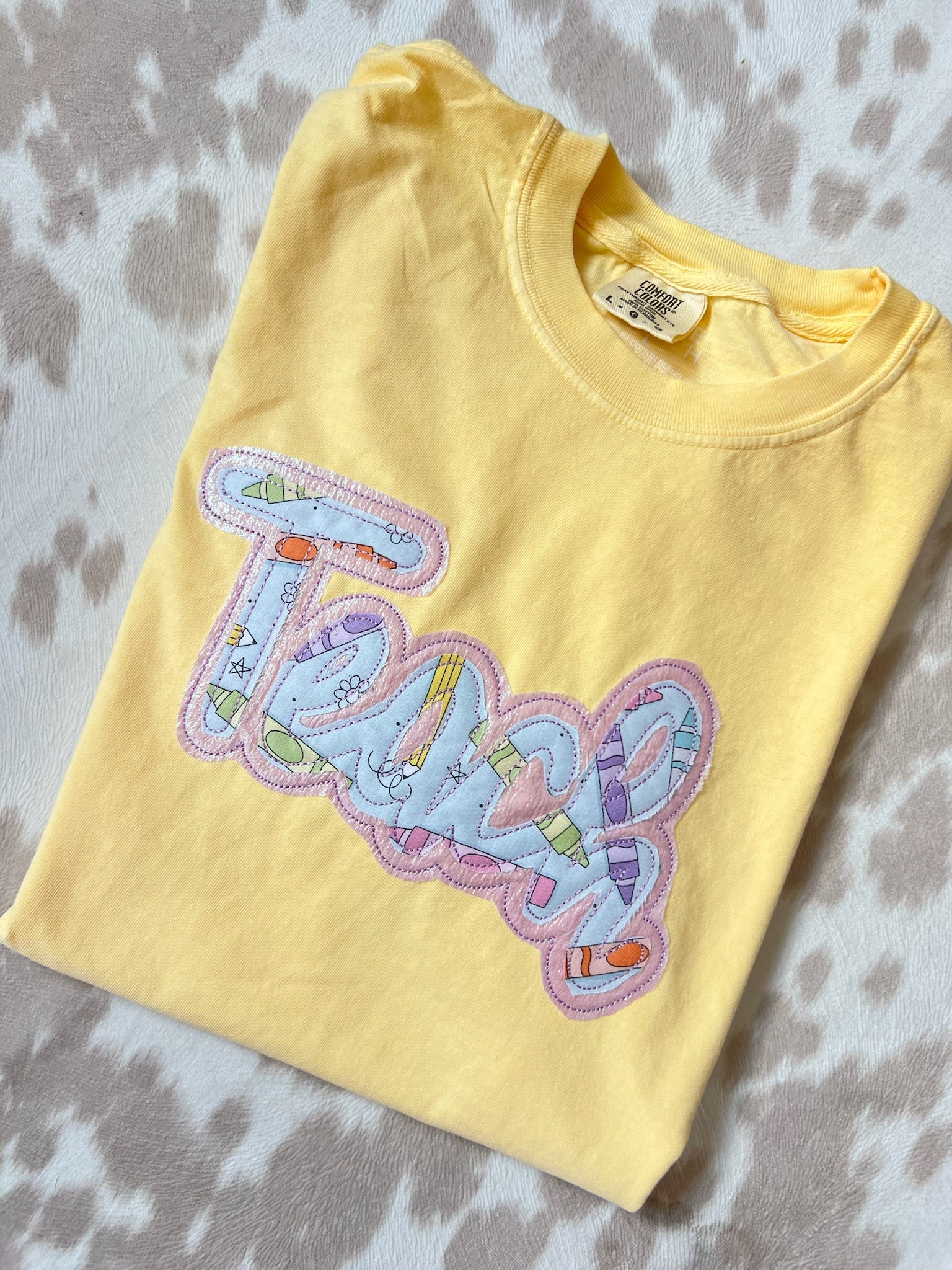 Teach Pencils Print | Yellow – TWS Wholesale